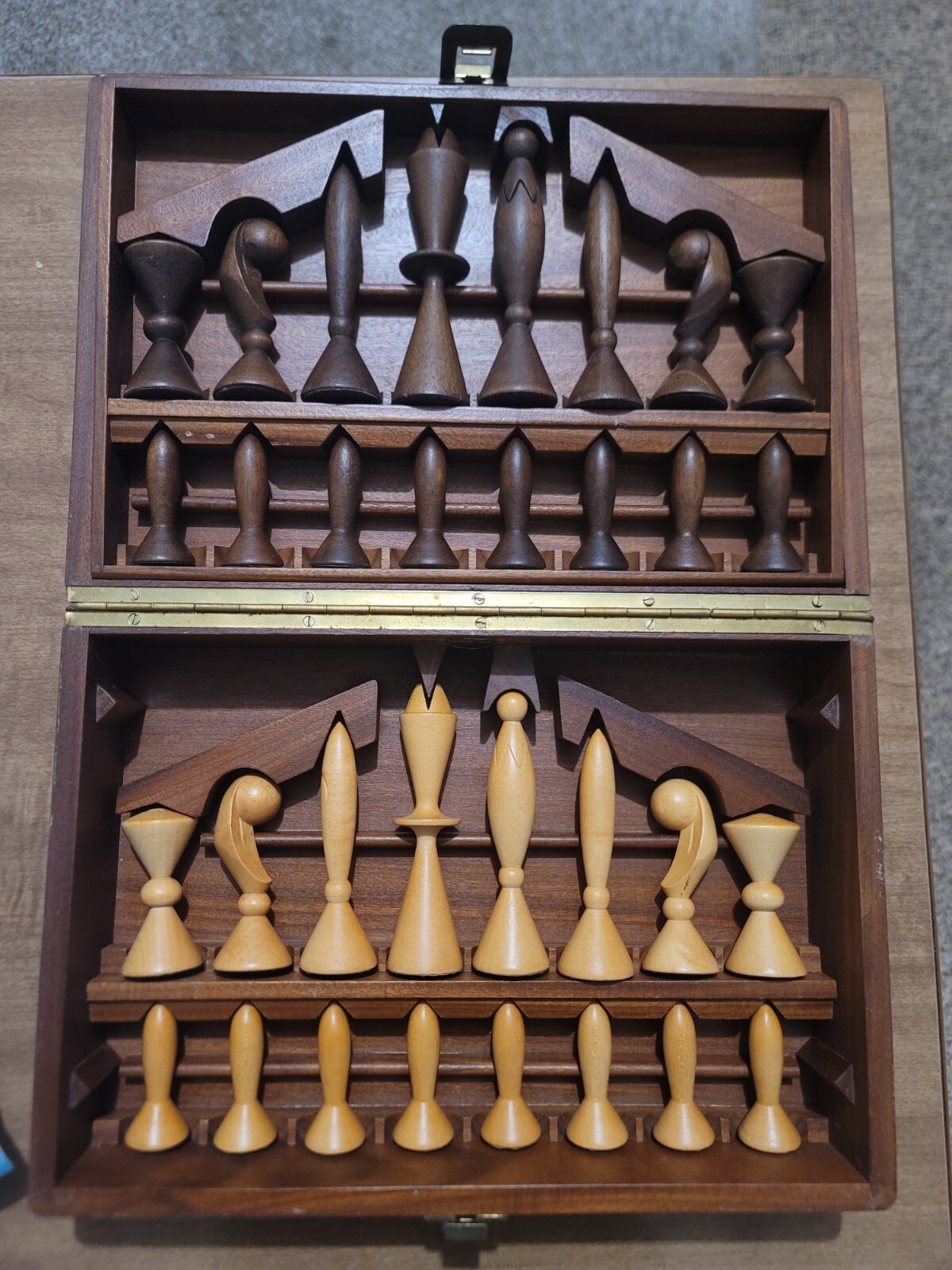 Vintage 1958 ANRI Universum Space Age Chess Set MCM Atomic by Arthur ...