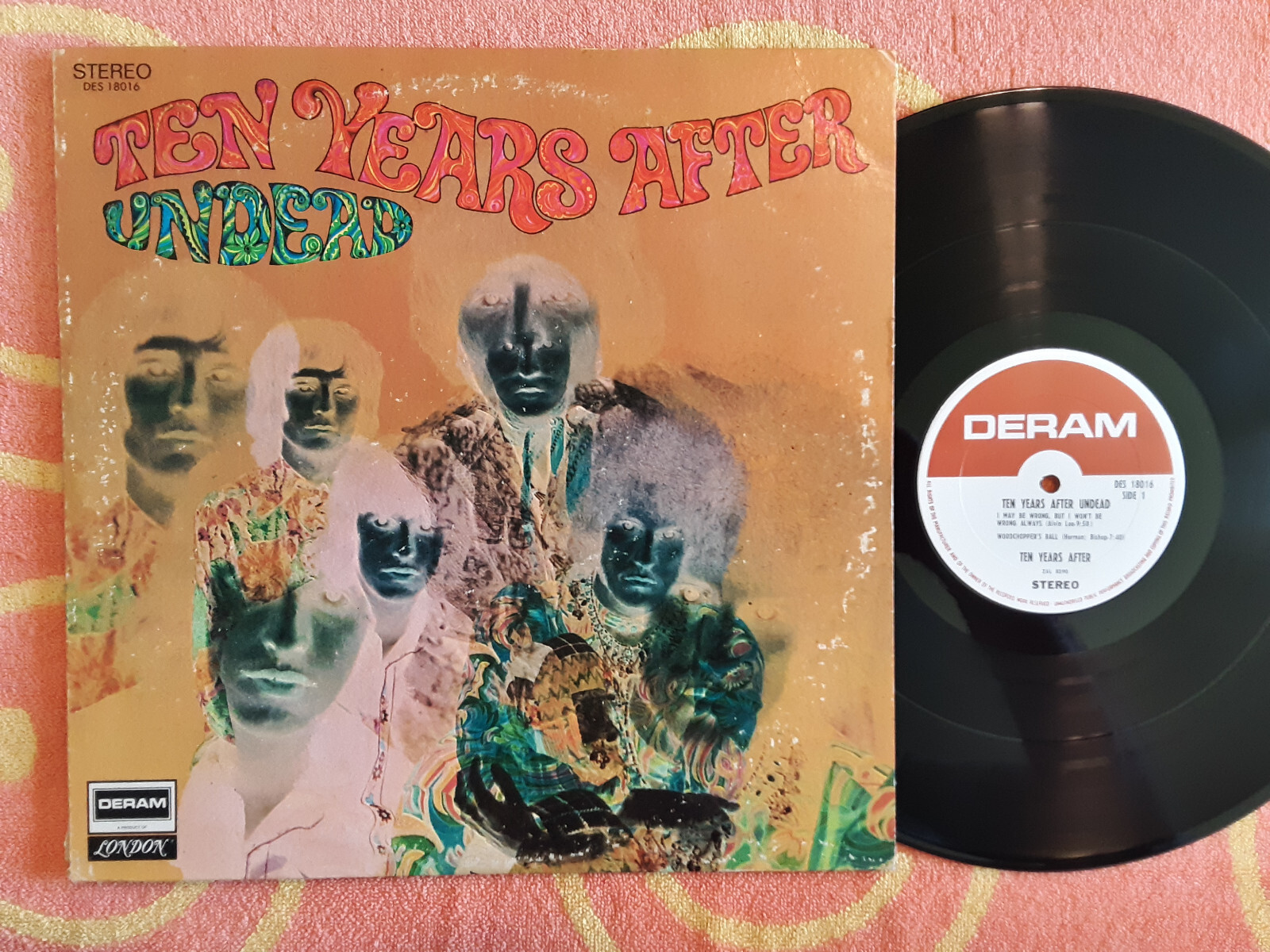 TEN YEARS AFTER Undead LP Deram 1968 LIVE Blues Rock ALVIN LEE | eBay