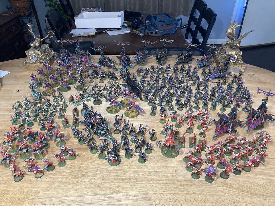 Dark Eldar Mandrakes Warhammer 40K painted metal and plastic rare (10 ...