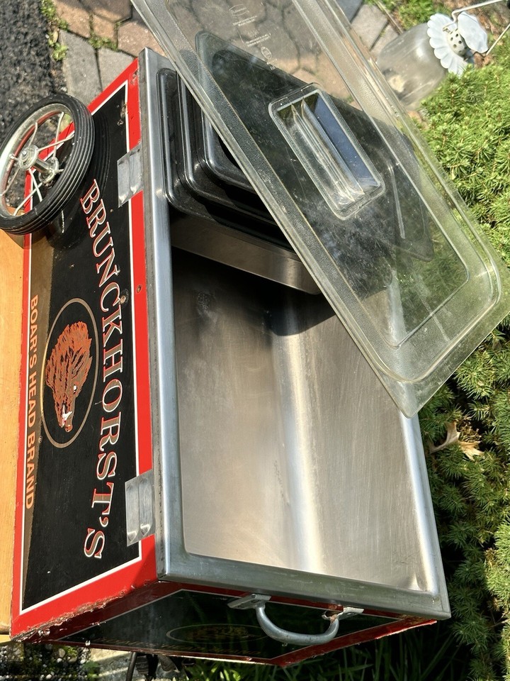 BOARS HEAD HOT DOG TABLE TOP CART W/ACCESSORIES COMMERCIAL GRADE | eBay