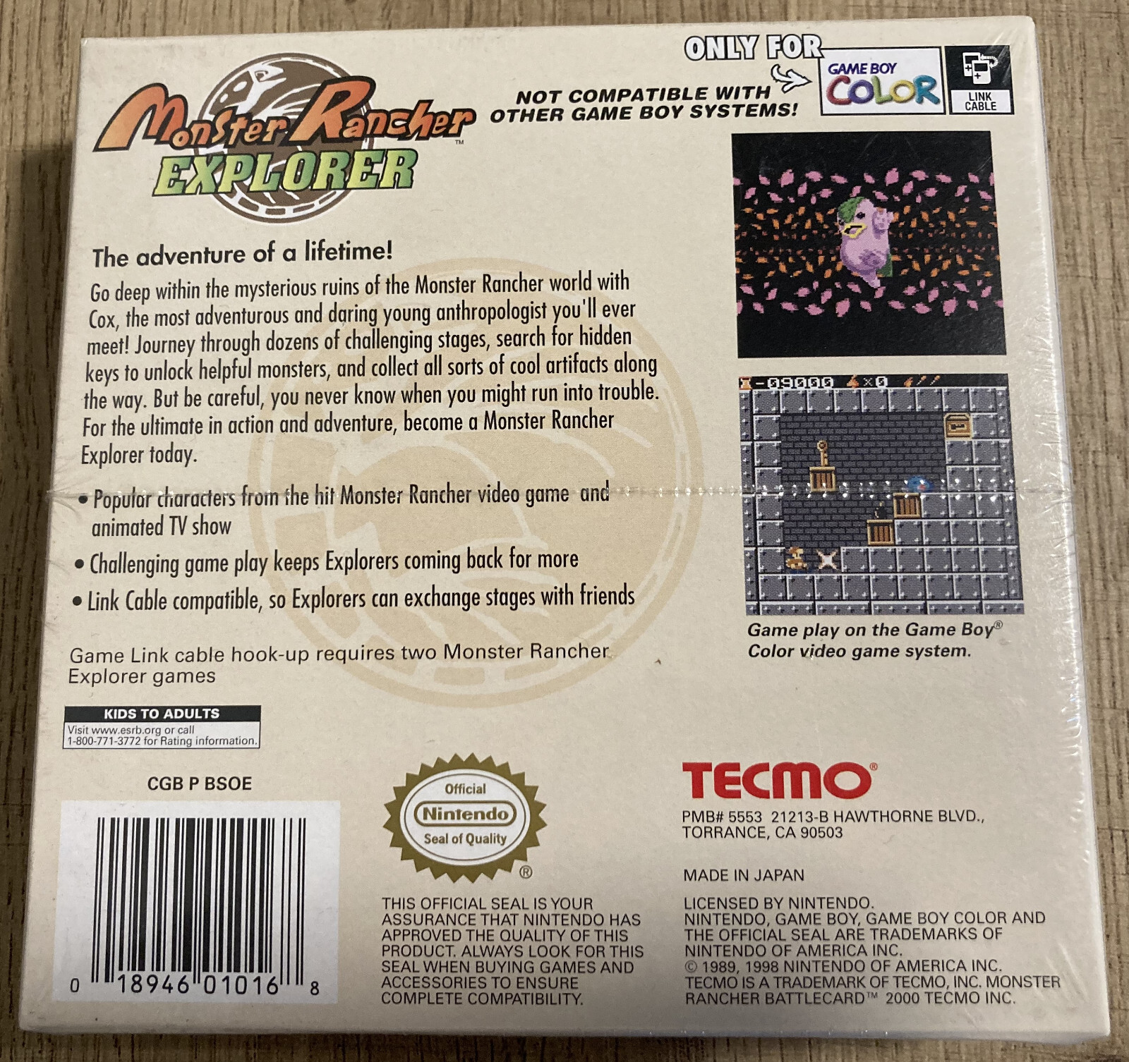 Monster Rancher Explorer (Nintendo Game Boy Color, 2000) for sale ...