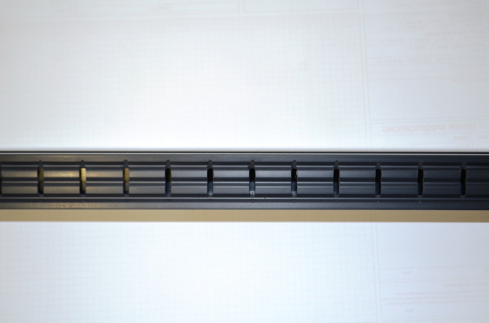 DECK -a- DRAIN DRAINAGE CHANNEL - 38mm Wide x 80mm Deep x 1m With ...