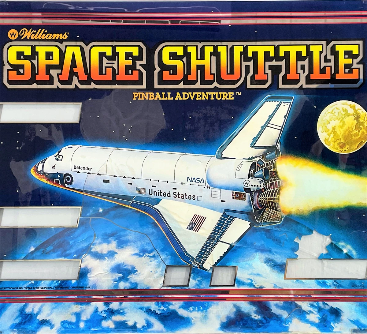 Space Shuttle Pinball Machine