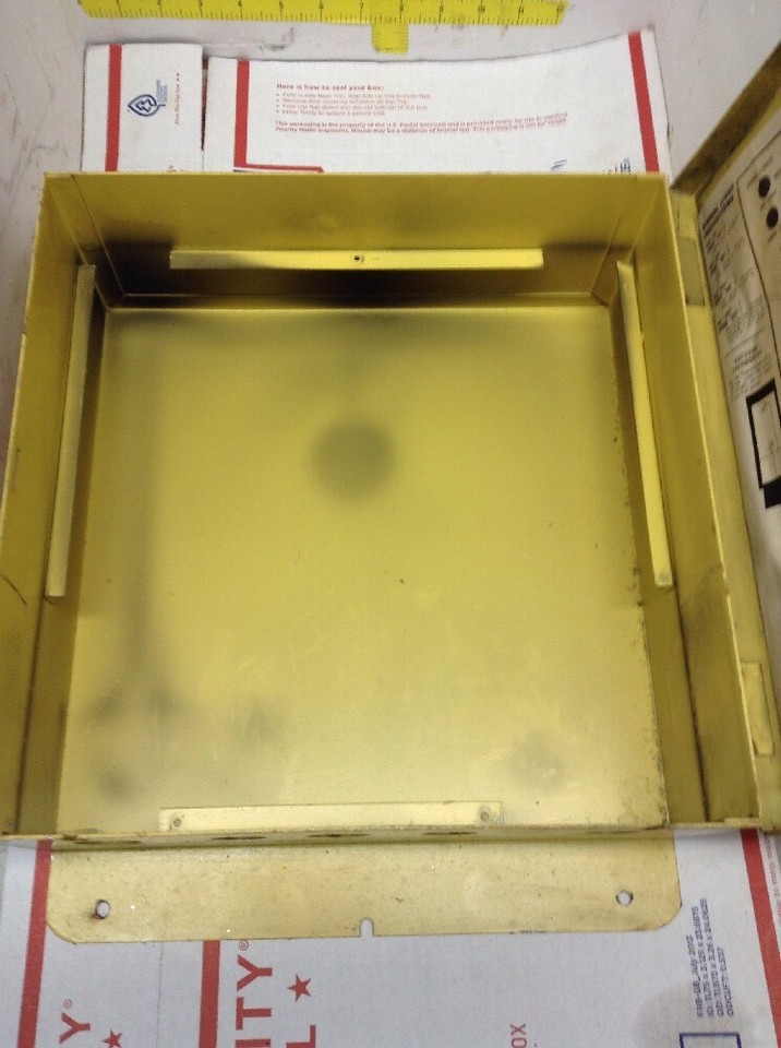 HEAT-TIMER Yellow-E-EP-EPU Panel Cabinet- TEKMAR -ALARM-ENTECH-LOCK BOX ...