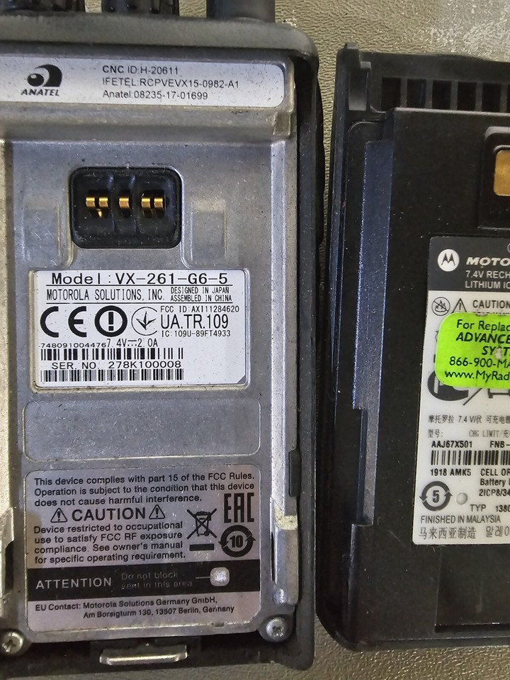 Motorola VX-261 Two Way Radio 16 Channel VX-261-G6-5. #z13 | eBay