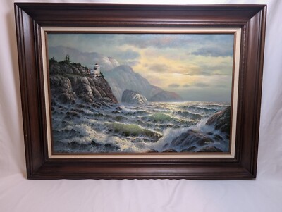 June Nelson Canvas Oil Painting Signed with Certificate of Authenticity ...