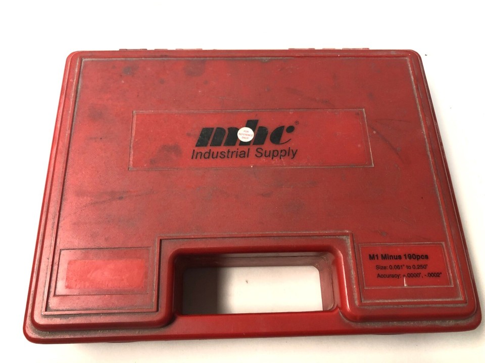 MHC Industrial Supply M1 Minus 190pcs Pin Gage M1 0.061''-0.250'' | eBay
