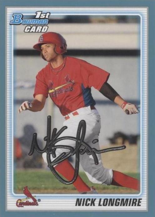 2010 Bowman Draft Picks & Prospects - Draft Picks Nick Longmire #BDPP22 ...