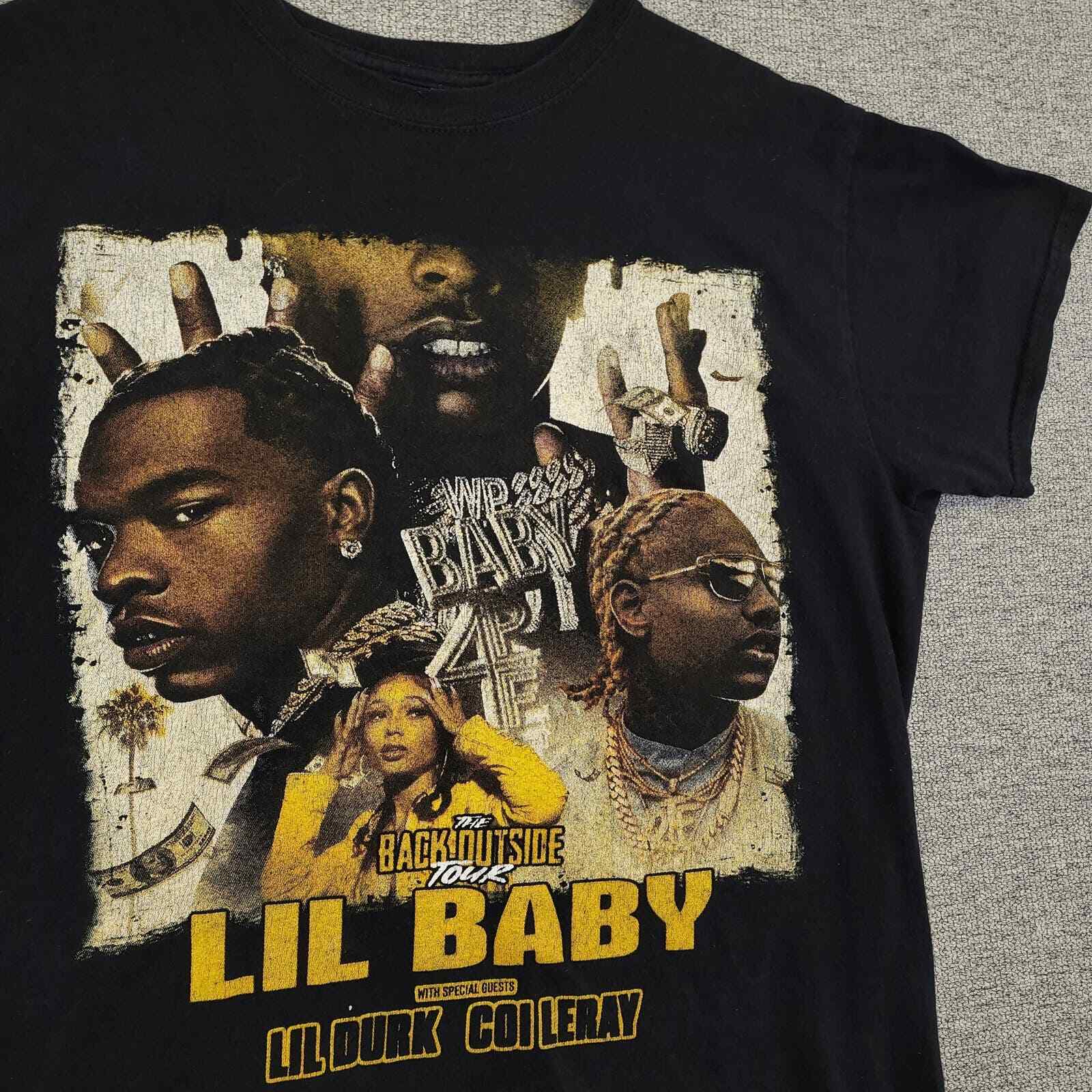 Lil Baby Lil Durk Coi Leray The Back Outside Tour Tee - Gem