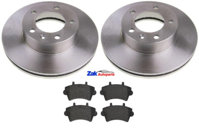 FOR RENAULT MASTER 2.5 3.0 DCi (2000-2010) FRONT 2 BRAKE DISCS & PADS ...