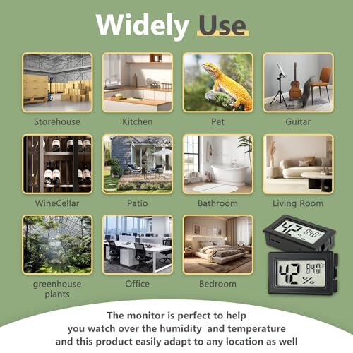 Hydrometer and Indoor Hygrometer Humidity Meter with Digital ...