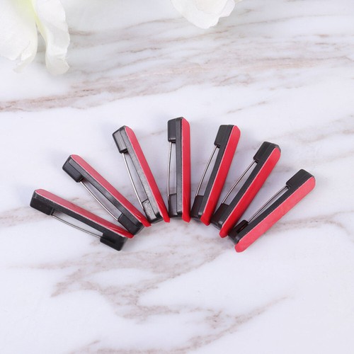 60 Pcs Safety Pin Name Tag Oversize Staff Work Small Plastic Holder | eBay