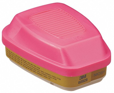 3M 60926 Multi Gas, Vapor Cartridge, Filter, P100 Pk 2 3M 60926 ...