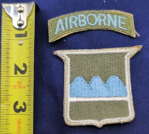 WWII/2 era US Army 80th Airborne Infantry patch with un-attached tab ...