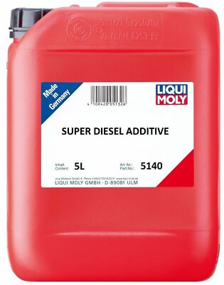 Liqui Moly Super Diesel Fuel Additive Injector & Pump Treatment 5lt ...
