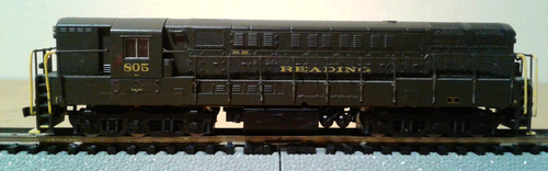 N SCALE ATLAS FAIRBANKS-MORSE FM H24-66 TRAINMASTER READING RDG #805 NO ...