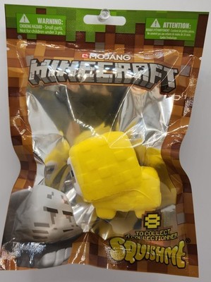 Yellow Sheep Minecraft Squish Me Toy Series 1 NEW anti Stress Mojang ...