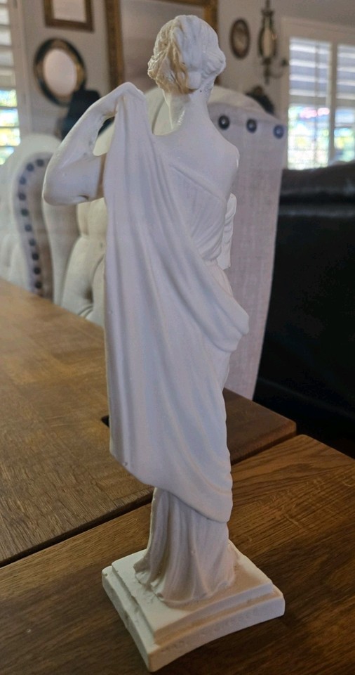 Vtg Goddess Aphrodite Venus Sculpture Figurine Tanagra Original Hand ...