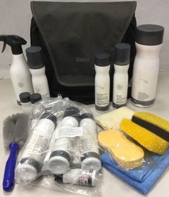 Ultimate XL size GENUINE BMW PROTECT X CAR CARE KIT +De Luxe Carry Bag ...