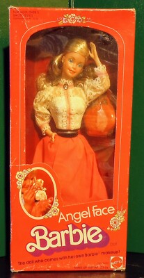Vintage 1982 Angel Face Barbie Doll #5640 with Makeup in Box | eBay