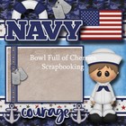 NAVY 2 premade scrapbook pages layout paper piecing veteran ship ...