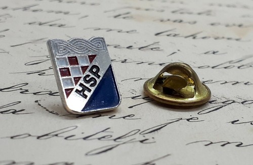 HSP Hos Metal Badge ZA DOM spremni Croatia Hrvatska 1990s ! | eBay