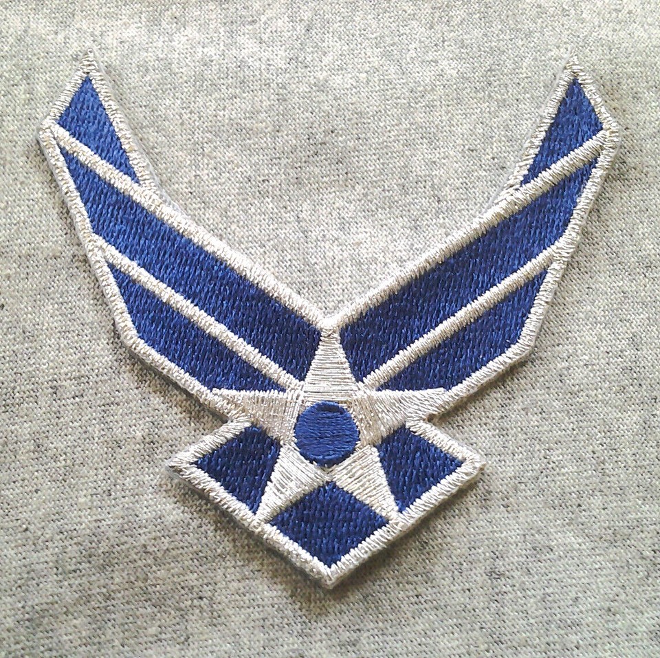 UNITED STATES AIR FORCE LOGO II WINGS (3-1/8") Military Patch PM0517 EE ...