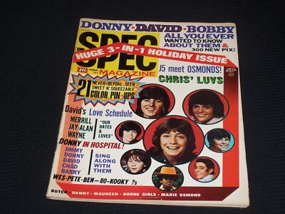 1972 FEBRUARY SPEC MAGAZINE - TEEN ISSUE CENTERFOLDS & PHOTOS - L 11839 ...