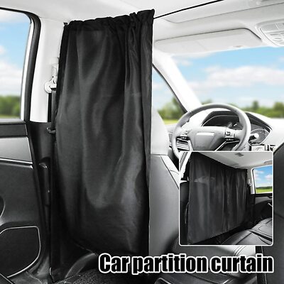 2x For Dodge Accessory Car Divider Privacy Curtain Partition Window Sun ...