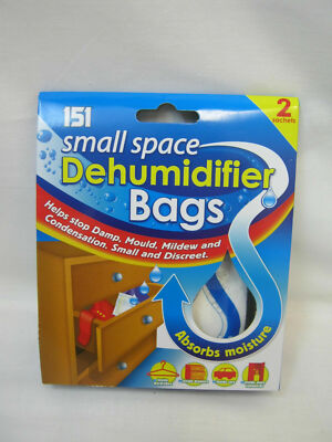 New 151 Moisture Small Space Moisture Dehumidifier Damp Bags 2 Sachets ...