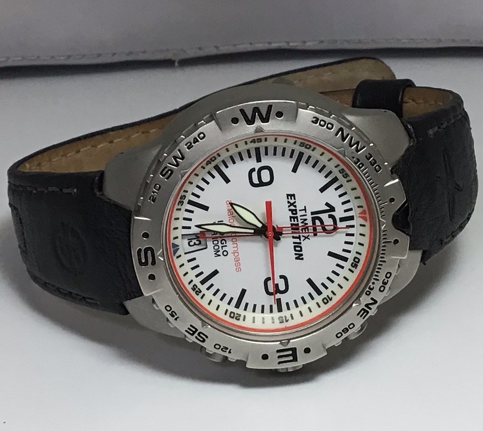 Timex Expedition Men’s Indiglo Watch- 10ATM, Analog Compass | eBay