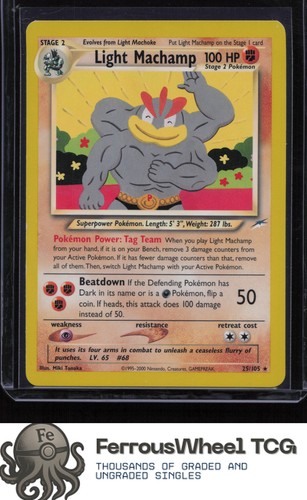 Light Machamp 025/105 - Neo Destiny - (MP) | eBay