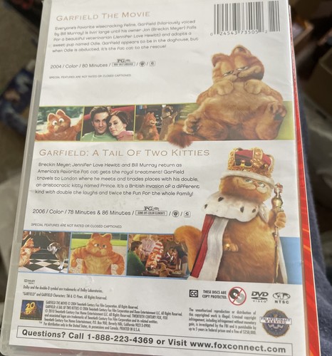 GARFIELD THE MOVIE/A TAIL OF TWO KITTIES 1&2 DVD BRAND NEW SEALED | eBay