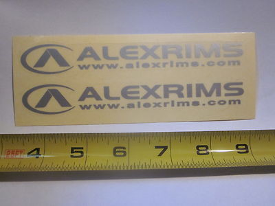 2 6" ALEX A-CLASS RIM BIKE BICYCLE FRAME STICKER DECAL | eBay