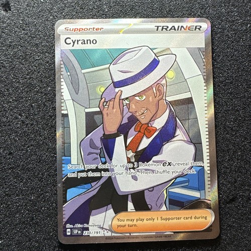 Cyrano 230/191 Full Art Rare Pokemon Surging Sparks SV8 NM | eBay