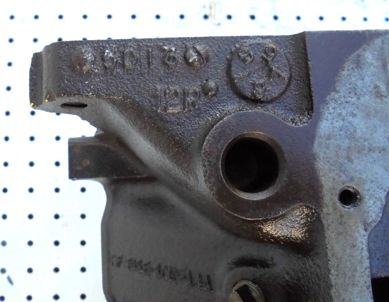 1991 Ford Mustang 3.8L V6 Engine Motor Block with Main Caps - F1SE-6015 ...