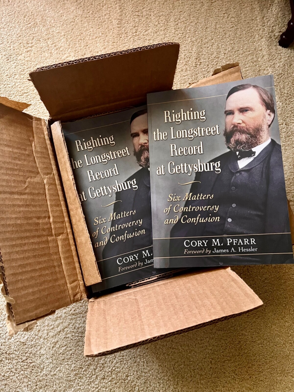 Righting the Longstreet Record at Gettysburg - Cory M. Pfarr- Signed ...
