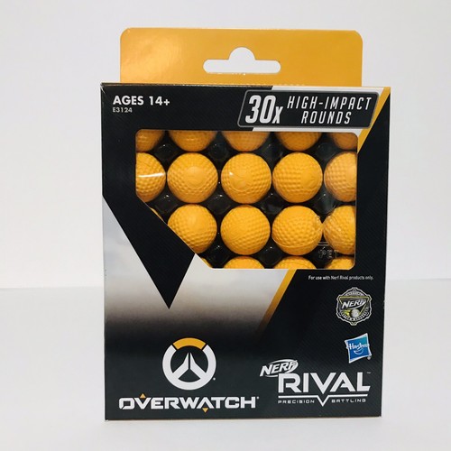 NERF Rival Overwatch Balls 30x High Impact Rounds Refill Pack Age 14 ...