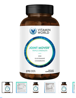 Vitamin World Joint Mover triple Strenght MSM Glucosamine Chondroitin ...