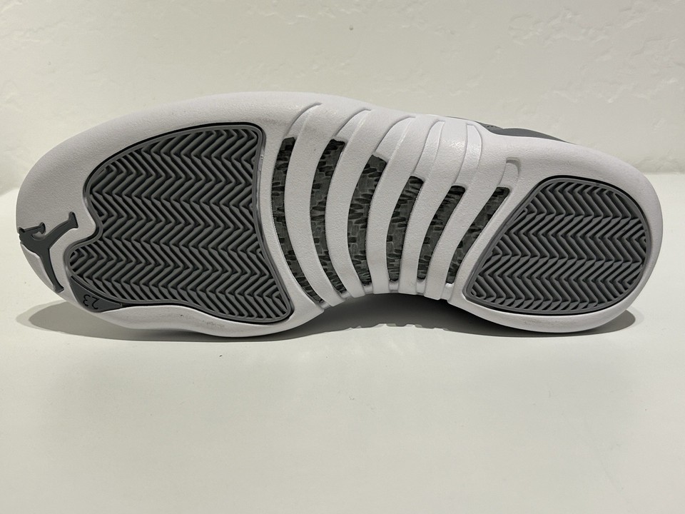 Air Jordan 12 Retro DS Stealth Grey White Nike Brand New Men’s Size 9 ...