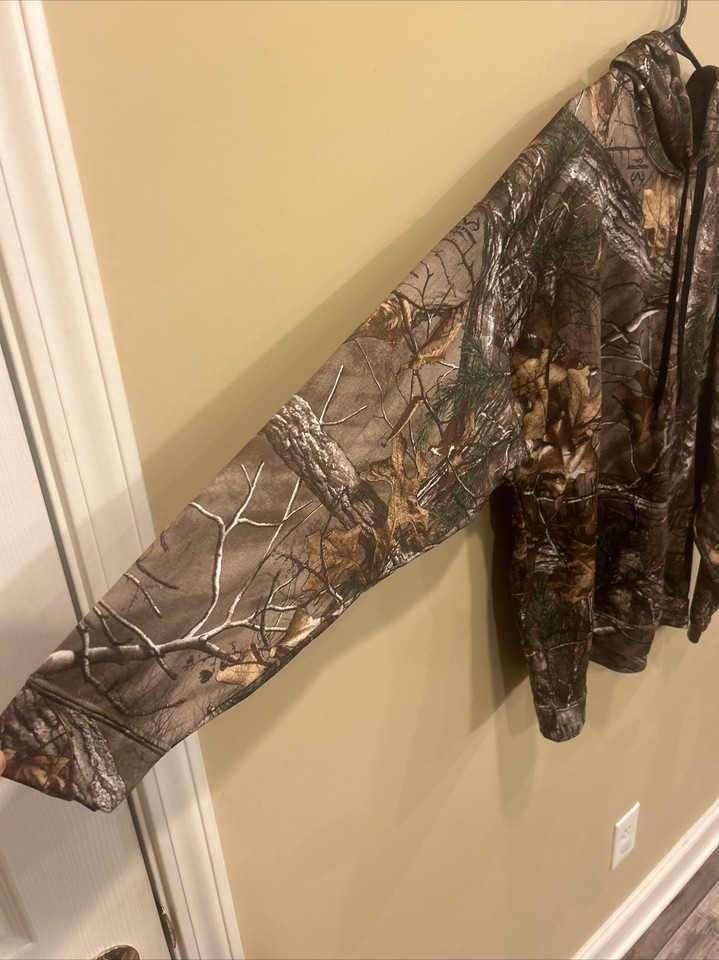 Realtree Sweatshirt Hoodie Mens 2XL Camouflage Pullover Hood With ...