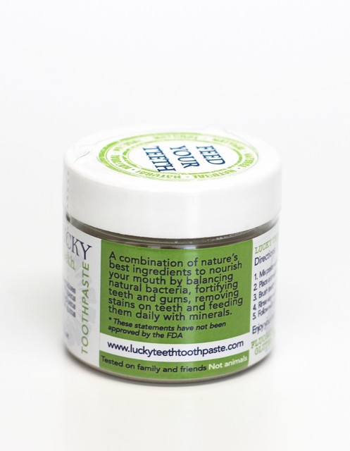 Lucky Teeth Organic Toothpaste-all Natural Remineralizes and Fortifies ...