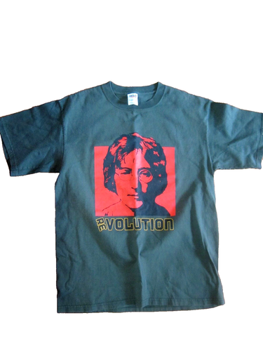 Vintage John Lennon "Revolution" double sided Beatles Tee Size Medium ...