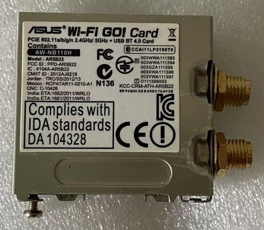 Original Asus 04g033098060 Atheros Ar5b95 80211bgn
