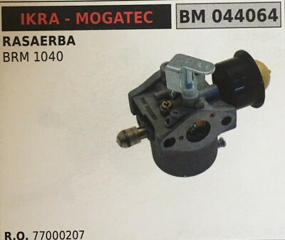 Vergaser A Schüssel BRUMAR Ikra - Mogatec BM044064 Rasenmäher Brm 1040 ...