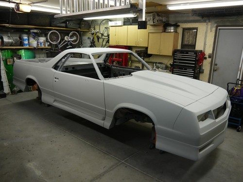 El Camino Chevy Choo Choo Custom Pro Street Tubbed G-body Rotisserie ...