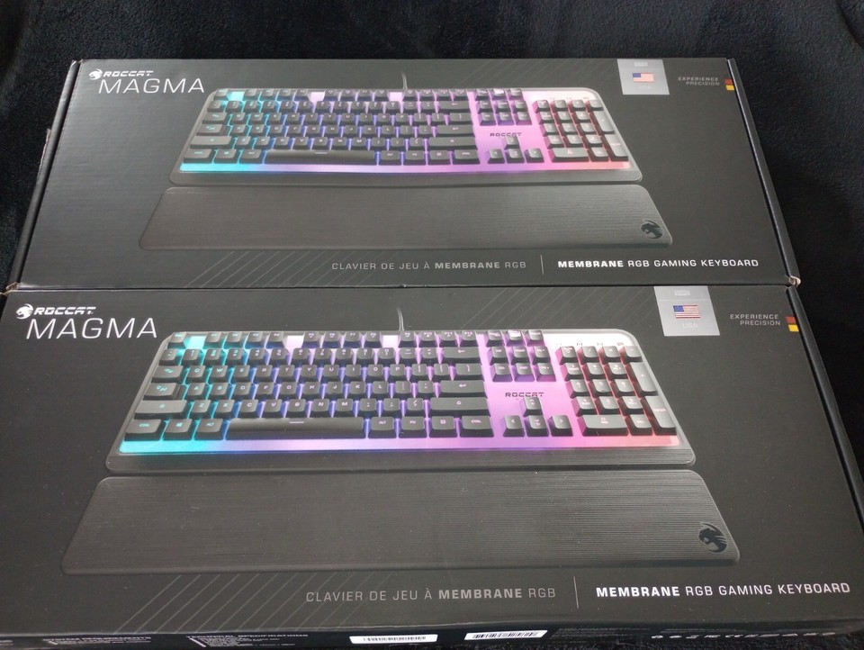 ROCCAT Magma Gaming Keyboard with Fully Illuminated RGB Top Plate ...