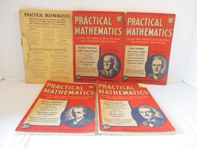 Practical Mathematics Volume 1 Issues 1 2 3 5 7 Reginald Kimball 1943 ...