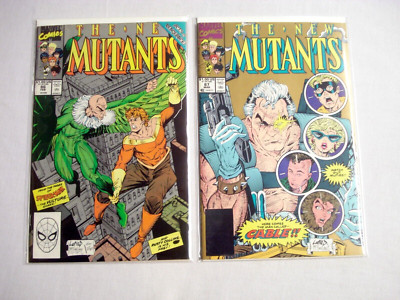 The New Mutants #86, #87 Reprint Marvel Comics Fine- 1st & 2nd Appearance Cable | eBay