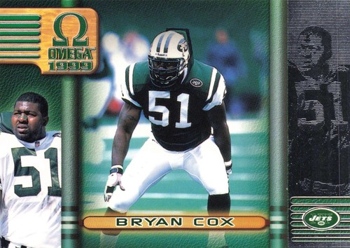 Bryan Cox 1999 Pacific Omega #163 New York Jets Football | eBay